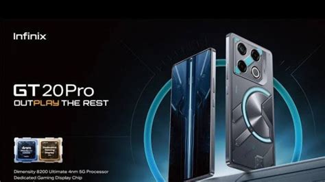 HP Gaming Terbaru Infinix GT 20 Pro 5G Dibanderol Rp 4 Jutaan Spek Bikin Geleng Geleng