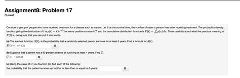 Solved Assignment8 Problem 17 1 Point Consider A Group Of Chegg Com