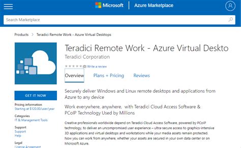 Teradici Cloud Access Software Now Available On Microsoft Azure Marketplace