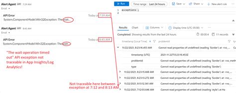Why Is The Timeout Error Untraceable On App Insights Stack Overflow