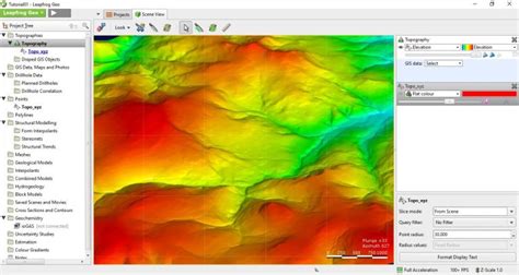 Leapfrog Geo Tutorial Create Topography From Point Data Free Gis Tutorial