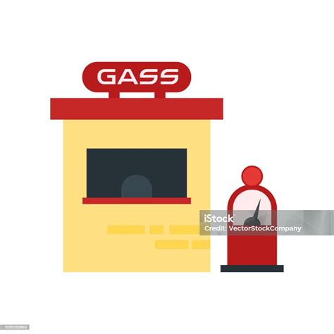 加油站圖示向量符號和符號隔離在白色背景 加油站標誌概念向量圖形及更多剪裁圖圖片 剪裁圖 商務 商標 Istock