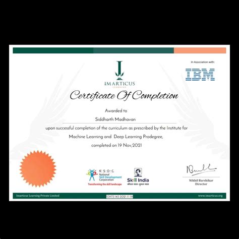 Siddharth Madhavan On Linkedin Ibm Imarticus Machinelearning