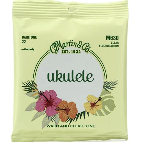 Martin Ukulele Baritone Strings Flourocarbon Teton Music Pianos Strings Sheet Music