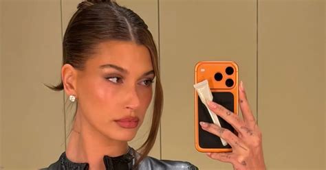 Hailey Bieber Rocks Sexy Vintage Versace For Early 29th Birthday Bash