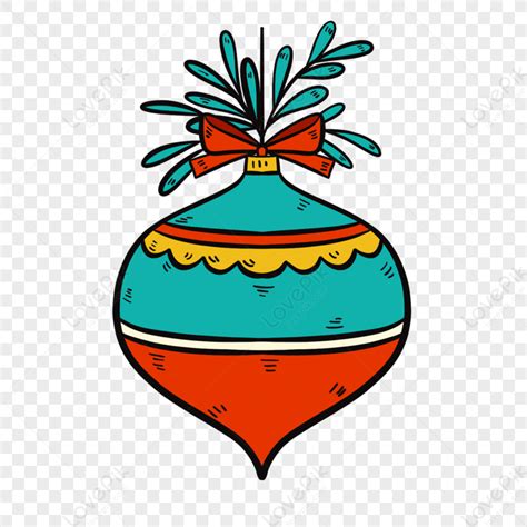 빨간색과 파란색 크리스마스 일러스트 볼 장식품구체제전 Png 일러스트 무료 다운로드 Lovepik