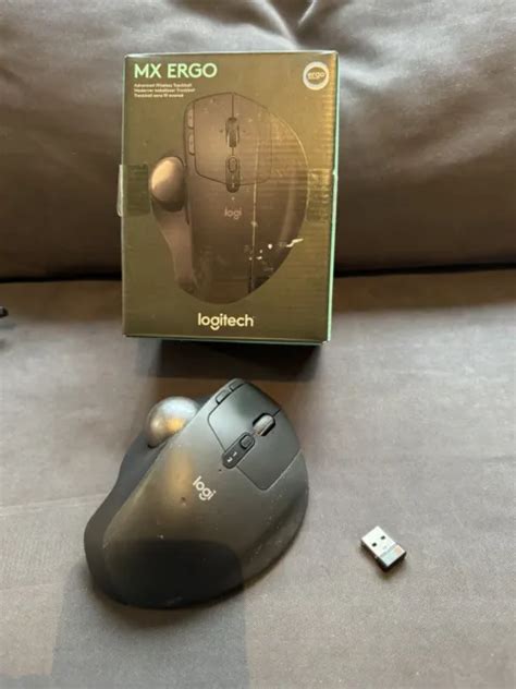 Logitech Mx Ergo 910 005179 Wireless Trackball Graphite £32 99 Picclick Uk