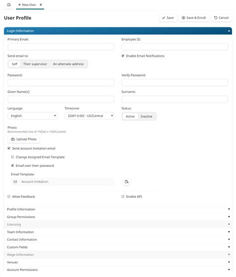 Adding A User Manually