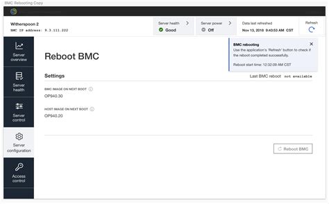 Gui Design Create Consistent Experience For Shutdown And Reboot Operations · Issue 1155 · Ibm