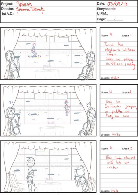 Splash Storyboards On Behance