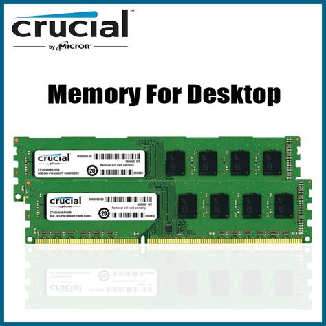 Crucial Ddr3 Ddr3l Pc3 2gb 4gb 8gb 1333 1600mhz Pc Ram Escritorio Dimm Memoria 1333mhz Pc2 Ddr2