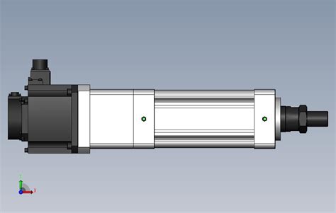 伺服电动缸 Solidworks 2009 模型图纸下载 懒石网
