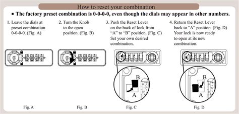 4 Digit Combination Lock Wood Left
