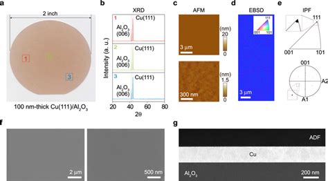 Single Crystal Cu Film Sccf Grown By Atomic Sputtering Epitaxy