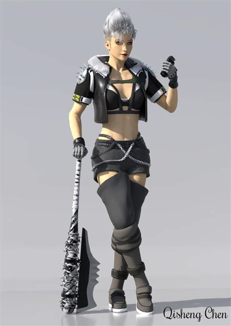 Qisheng Chen On Linkedin Retro Futuristic Fashion Character 2d To 3d Qisheng