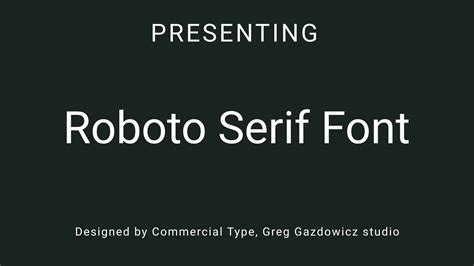 Roboto Serif Font Free Download Free Fonts World