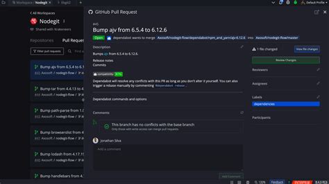 gitkraken client v8 4 team workspaces pull request view