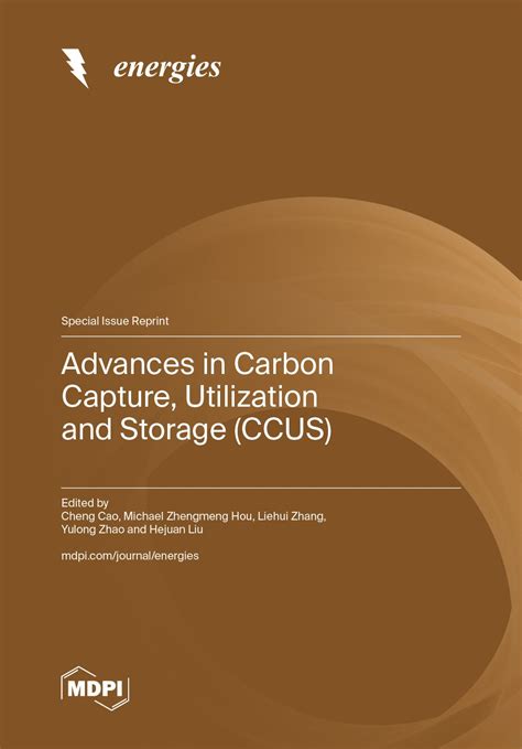 Advances In Carbon Capture Utilization And Storage Ccus Mdpi Books