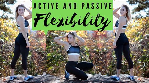Active And Passive Flexibility Workout Routine Stretching Exercise