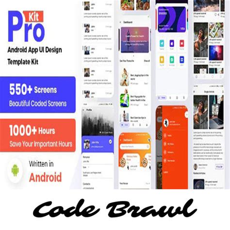 Jual Template Android Prokit Biggest Android Ui Kit Jakarta Barat Code Brawl Tokopedia