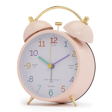 Learn The Time Blush Alarm Clock One Six Eight London