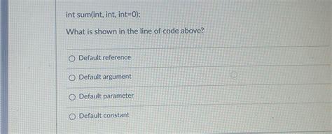 Solved Int Sumint ﻿int Int0what Is Shown In The Line