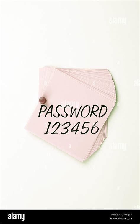 Conceptual Caption Password 123456 Word For The Hidden Word Or Expression To Be Used To Gain