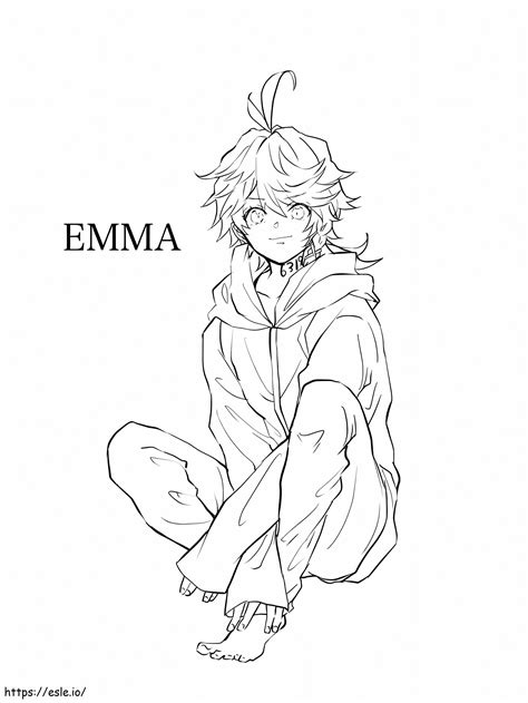 Emma Coloring Page