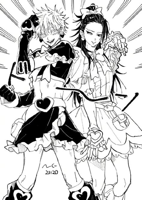 咒术回战 夏油杰and五条悟 不是可爱鬼 花瓣网