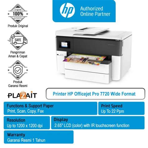 Jual Printer Hp Officejet Pro Wide Format All In One Original Di Seller Pt