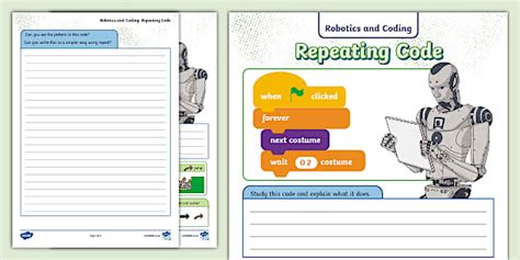 Robotics And Coding Repeating Code