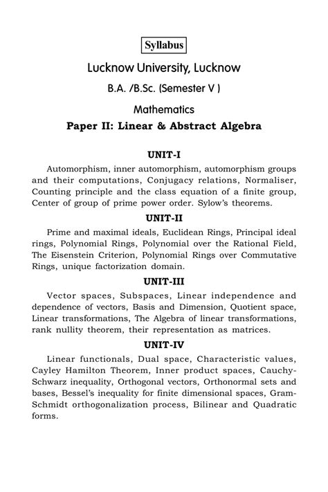 A Text Book Of Linear And Abstract Algebra Book Code 311 Prakashan Kendra A Text Book Of Linear And Abstract Algebra Book Code 311 Prakashan Kendra
