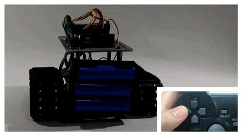 Arduino Robot With PS Controller PlayStation Joystick Trybotics