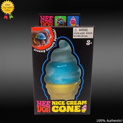 Viral Needoh Nice Cream Cone Blue Ice Cream 🍦🧊new Sealed Authentic Nee