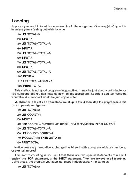 ZX BASIC Programming
