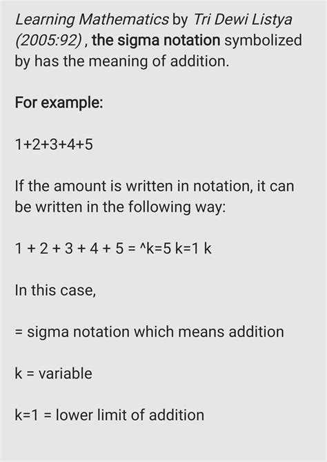 Solution Example Of Class 11 Sigma Notation Questions Studypool
