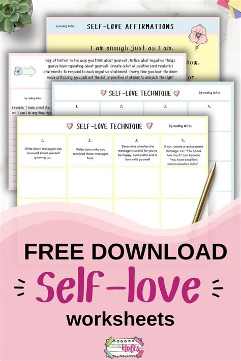 Printable Self Love Activities Printable Paper Crafts