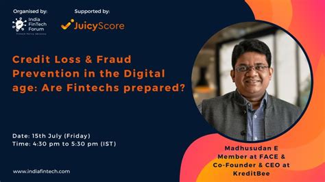 India Fintech Forum On Linkedin Credit Fraudprevention Fintech