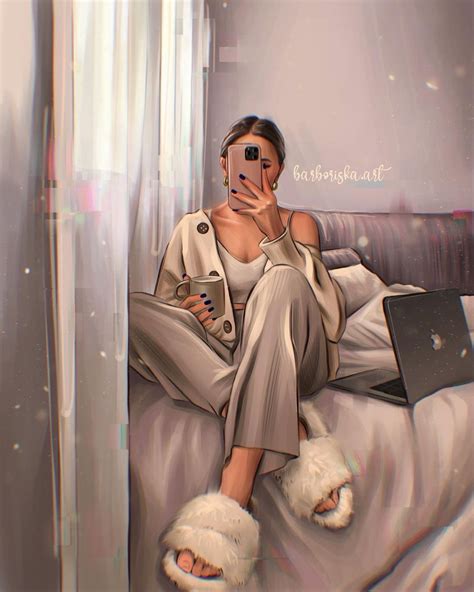 Пин от пользователя Nadusha Art на доске Картина Портреты девочек Иллюстрации девушка Фэшн