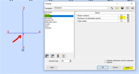 Node Numbers From Selection Dialog Not Visible When Node Numbers Are