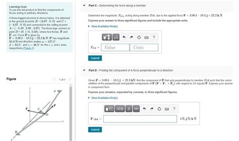 Solved Determine The Angle θ Between The Two Cables Suppose