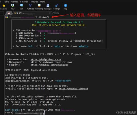 mobaxterm 安装 and 远程服务器 ——详细教程！ mobaxterm安装教程 csdn博客