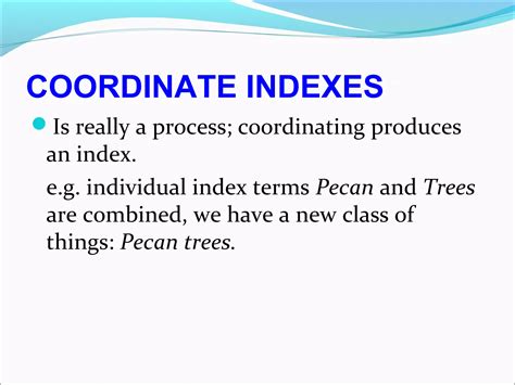Types Of Indexes Ppt