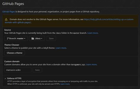 Support Github Pages Enforce HTTPS Disabled Issue Is A Dev Register GitHub