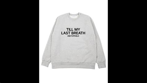 Till My Last Breath 틸마이라스트브레스 X Unstoppable 언스탑퍼블 맨투맨추천 맨투맨코디 맨투맨 스웨트셔츠 스웻셔츠 오버핏 Youtube