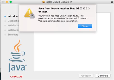 Java Error Trying To Installing JDK U OSX Yosemite Stack Overflow
