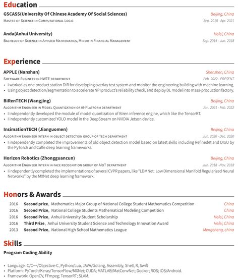 Resume Jane A Super Concise Theme For Hugo