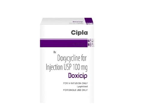 Doxycycline 100 Mg Injection Anti Biotic Medicines Supplier From India At ₹ 200 Vial Doxy