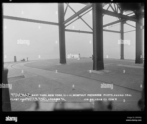 Monthly Progress Photo Paving Coal Plant Pier Outer Field Looking