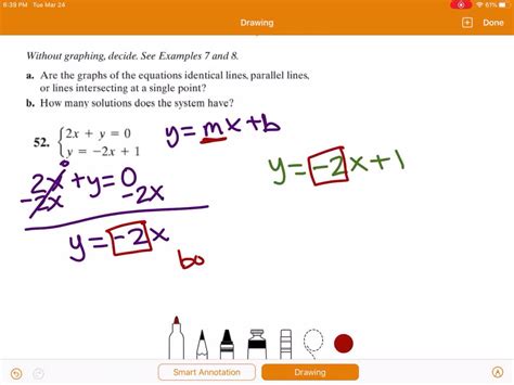 solved without graphing decide see examples 7 and 8 a are the
